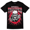 Red Black White DopeSkill T-Shirt Trapped Halloween Graphic – DOPESKILL