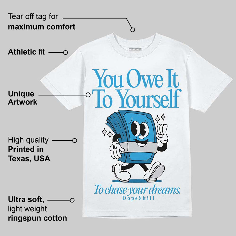 Upgrade Your Style with Military Blue 4s Shirt – DopeSkill Owe It To ...