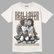 YZ Foam Runner Sand DopeSkill T-shirt Real Lover Graphic – DOPESKILL