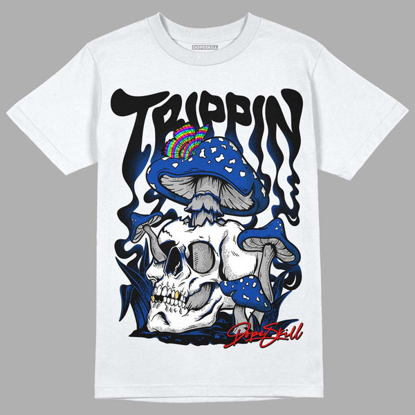 Racer Blue 5s DopeSkill T-Shirt Trippin Graphic – DOPESKILL